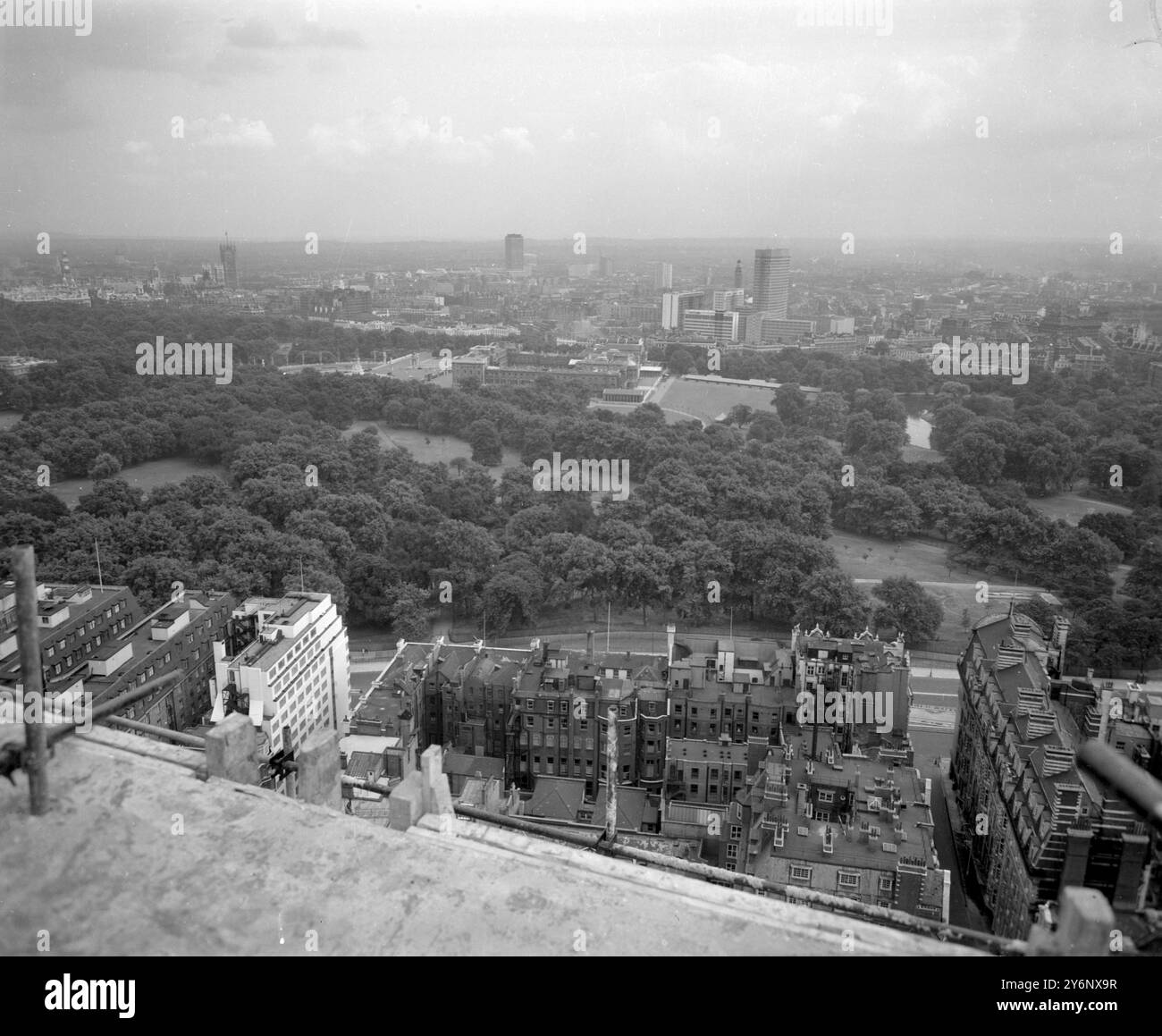 View from Londons biggest hotel, the London Hilton Hotel which was ...