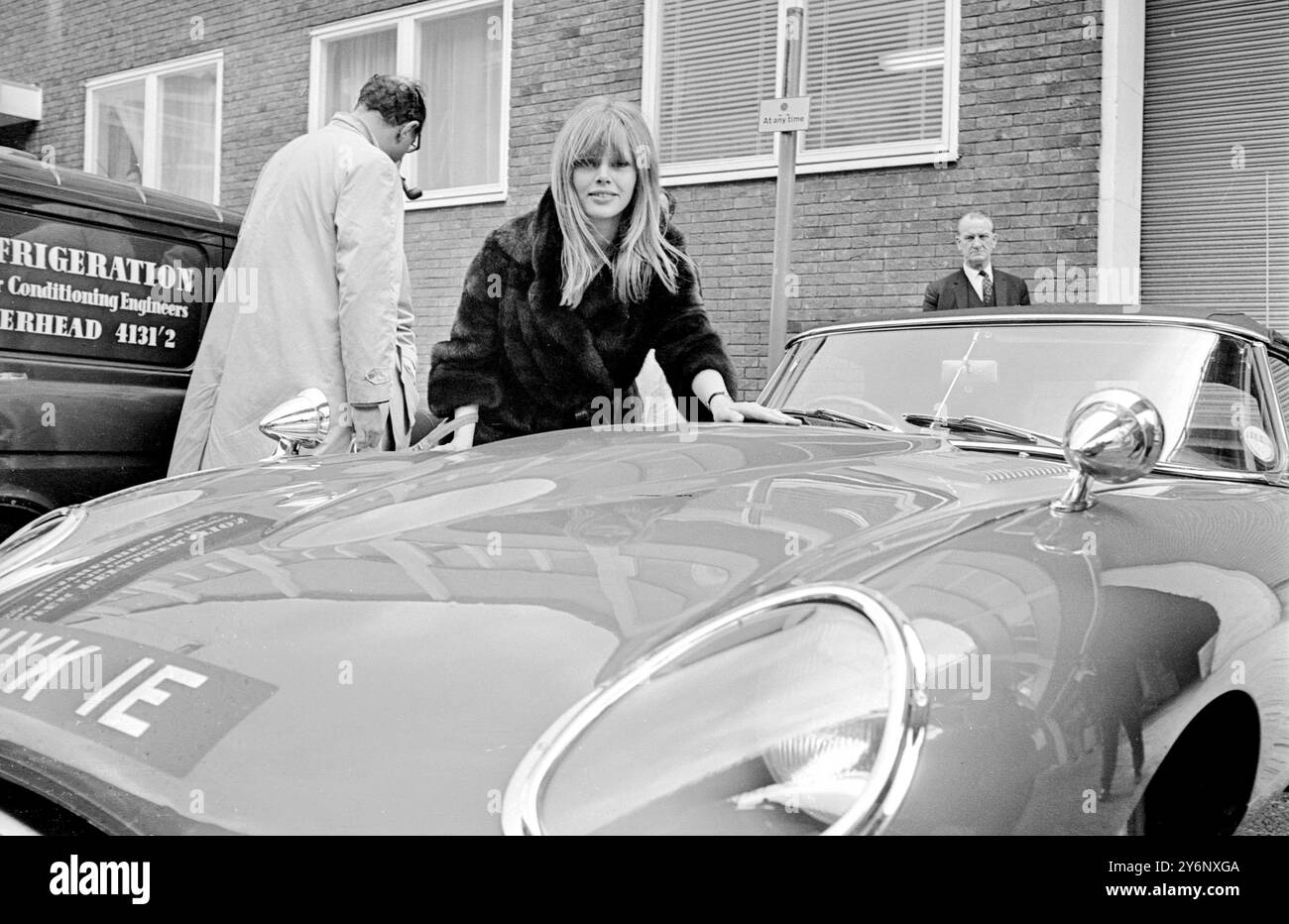 London: Swedish born Actress Britt Ekland flies in to London Airport to ...