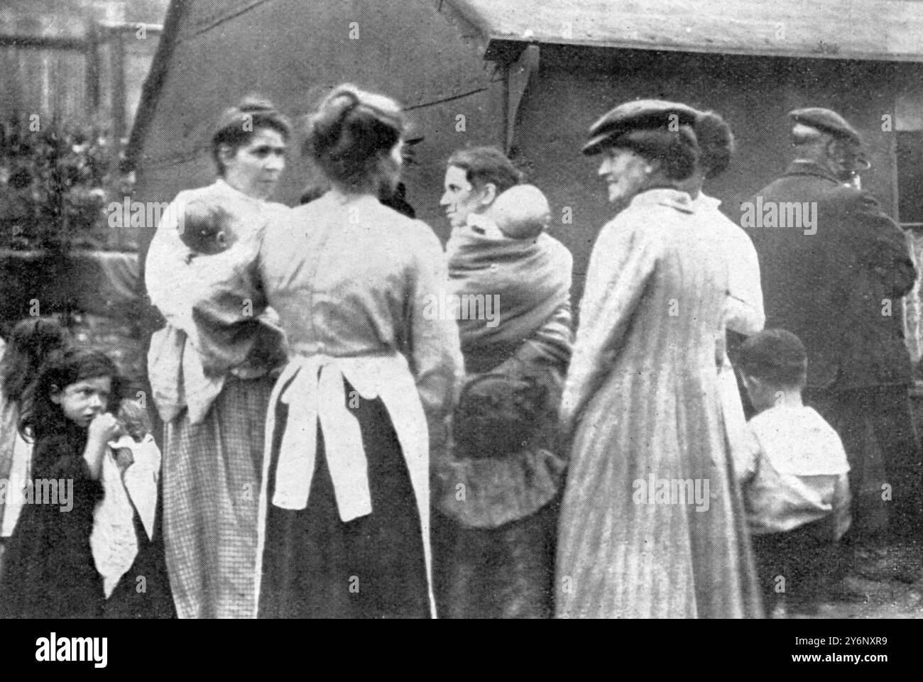 The Burning pit disaster: Rescue scenes at the Universal Colliery ...