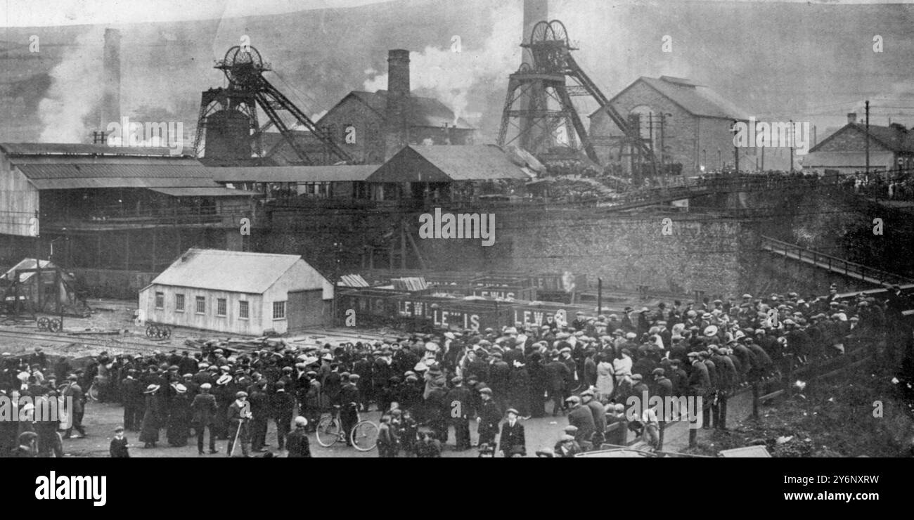 The Burning pit disaster: Rescue scenes at the Universal Colliery ...
