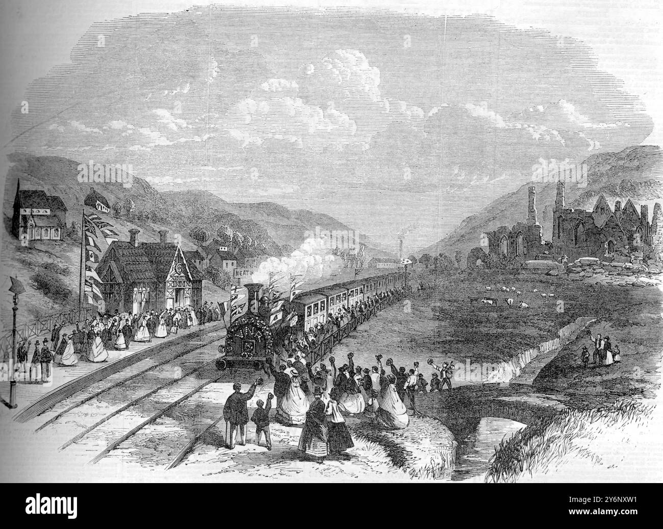 Neath railway Black and White Stock Photos & Images - Alamy