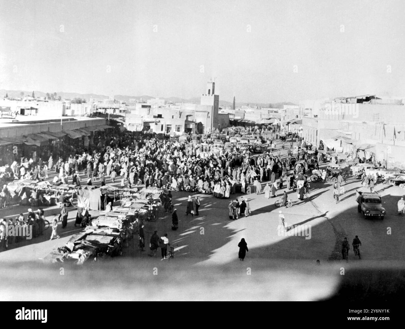 Marrakesh, Morocco: teeming with natives traders and tourists, the ...