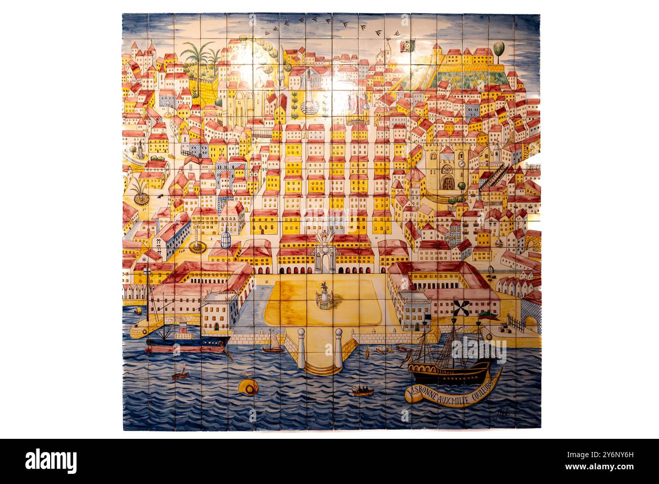 Lisbon, Portugal - September 8, 2024 : Portugese glazed ceramic tiles ...