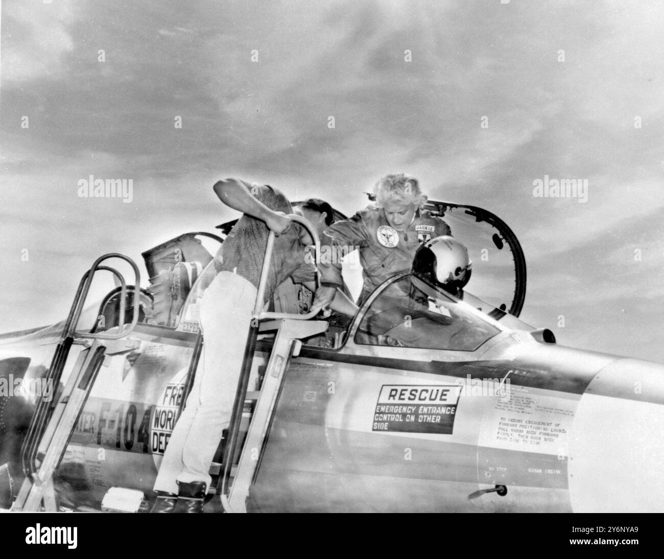 Jacqueline Cochran the worlds most famed woman pilot with Lockheed TF ...