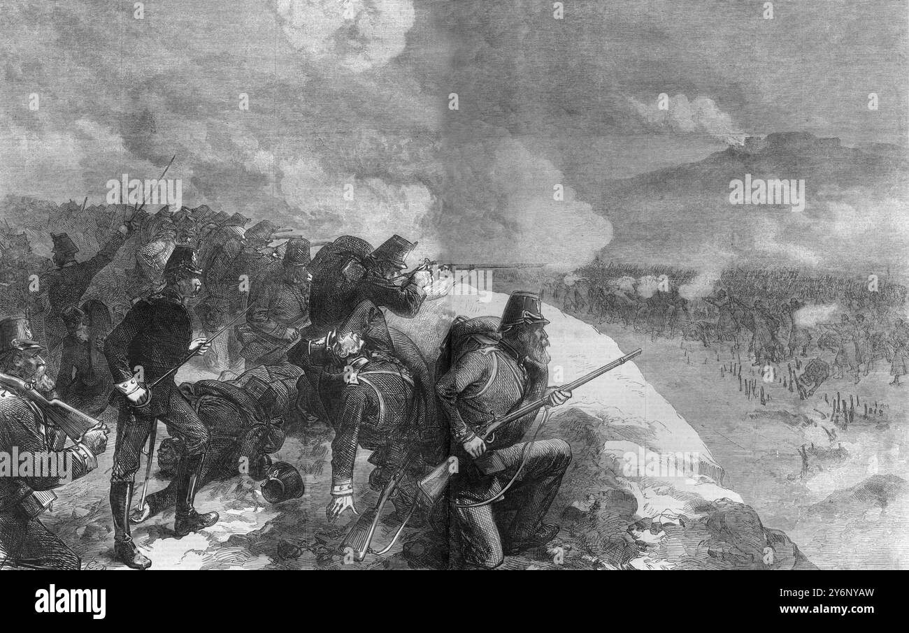 Franco Prussian War The last sortie from Paris: Prussian Jagers ...