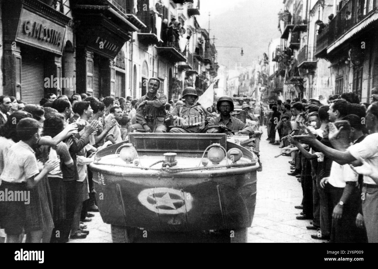 The surrender of Palermo When Major Gen Guiseppe Molinero surrendered ...