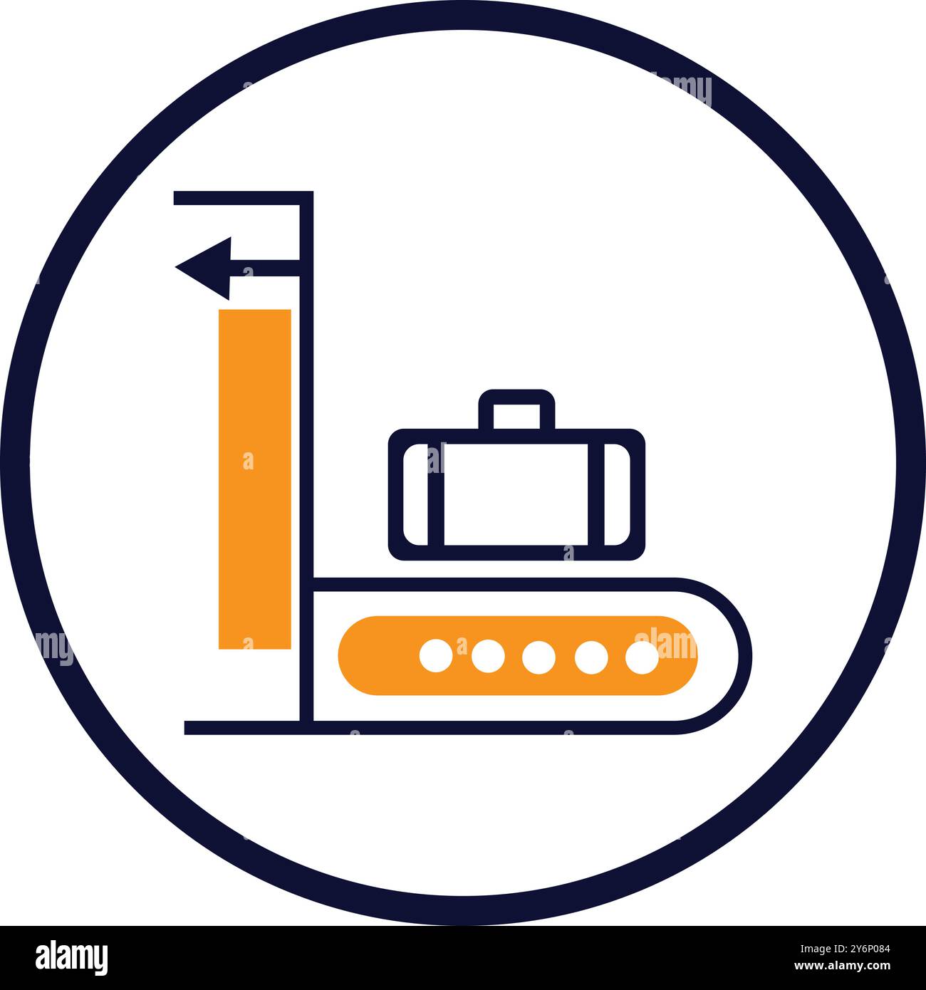 scanner, luggage, conveyor, luggage scanner conveyor icon Stock Vector ...