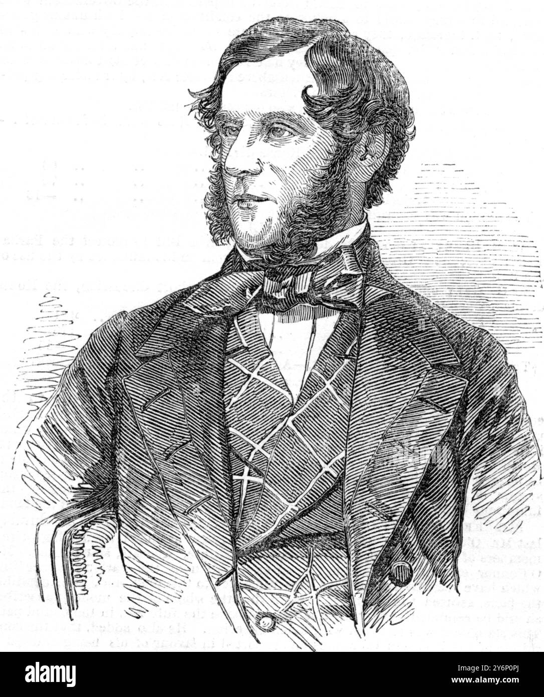 Mr John Sadleir, M.P. for Carlow. 9 March 1850 Stock Photo - Alamy