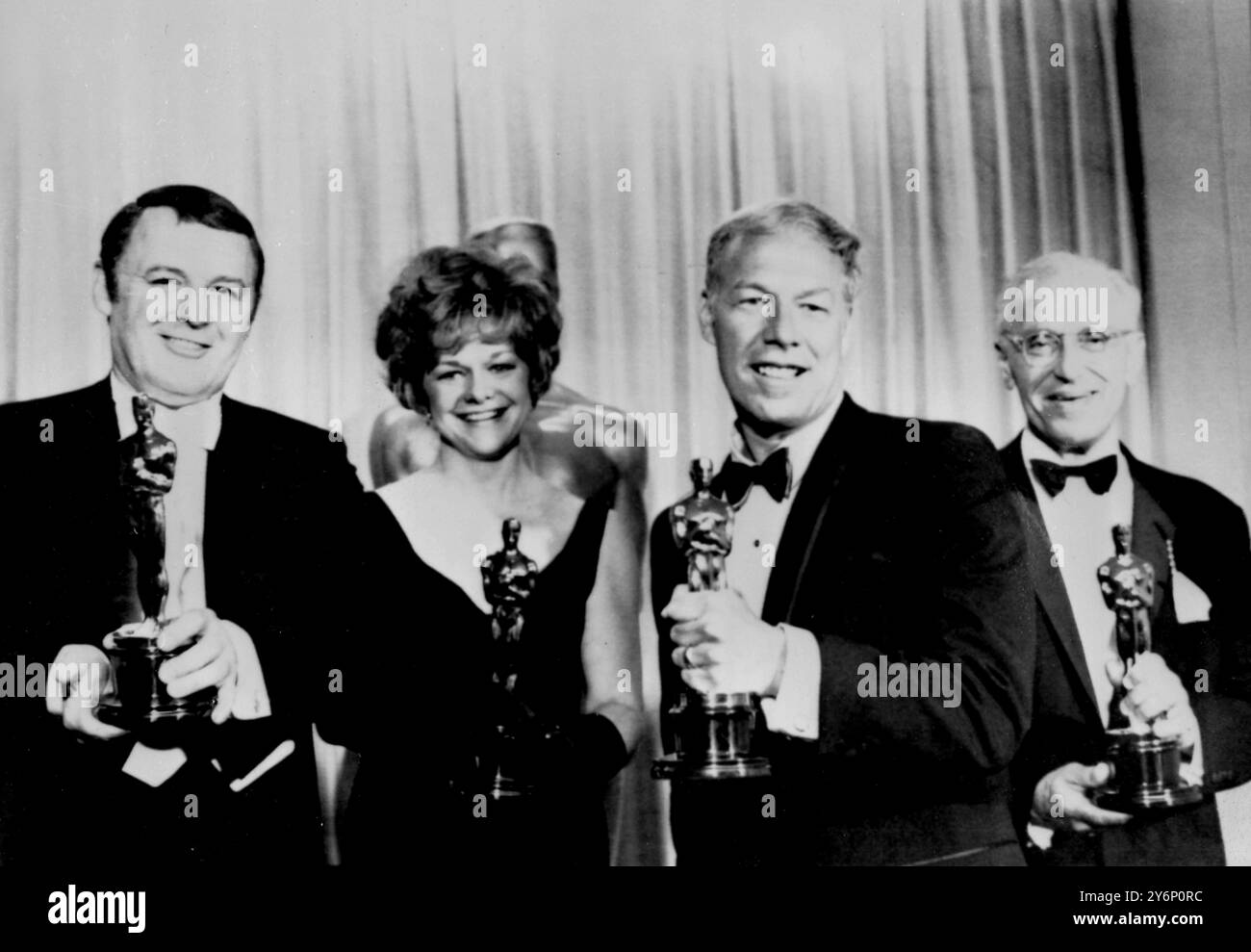 11th April 1968: Santa Monica, USA: Big winners in the 40th Oscars ...