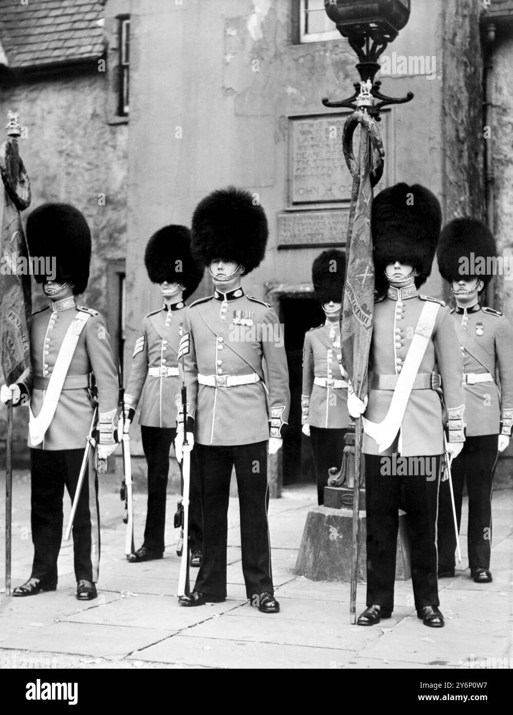 Stirling Castle, Scotland: The ceremony of the laying up of the old ...