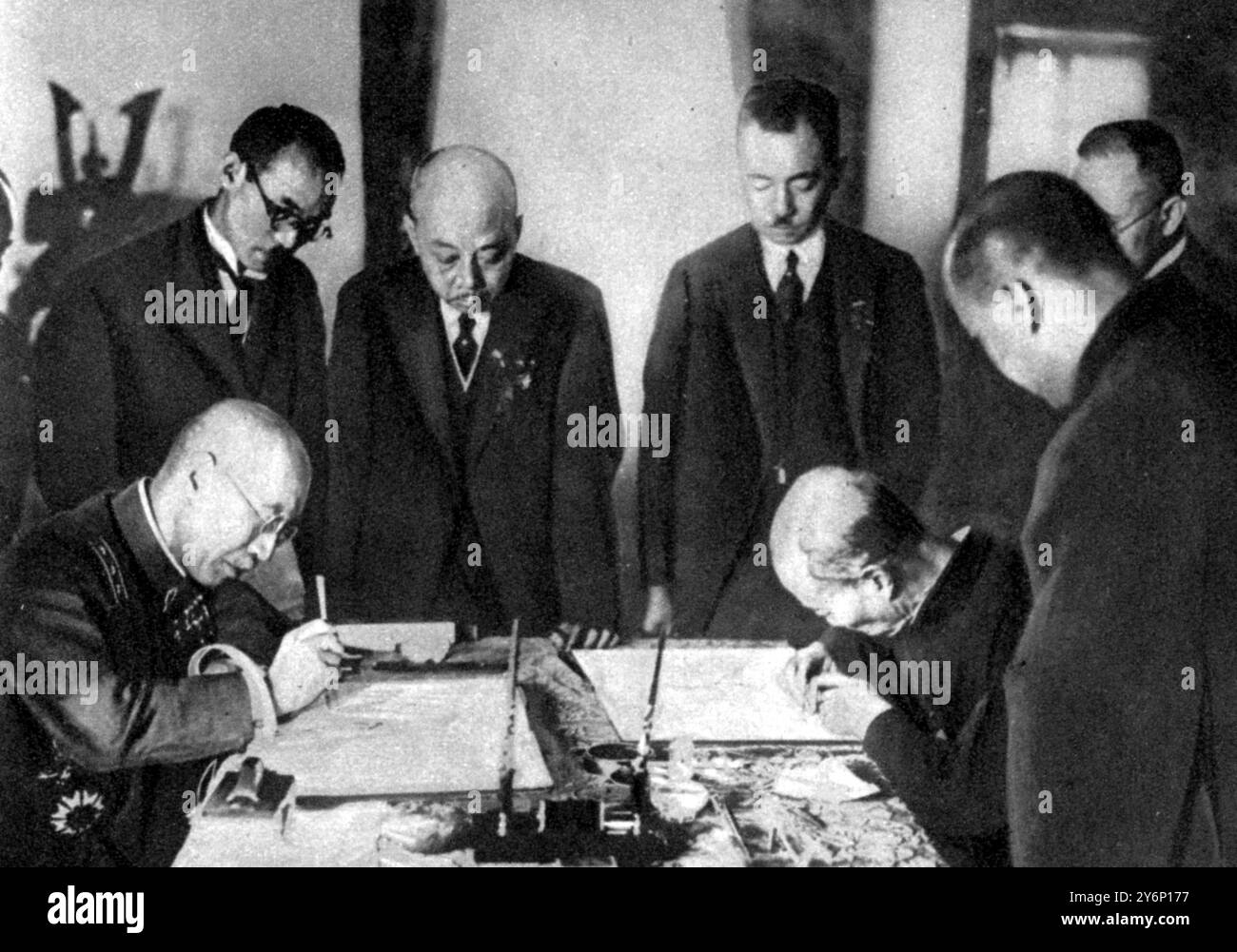Japan's recognition of Manchukuo General Muti the Japanese envoy and ...