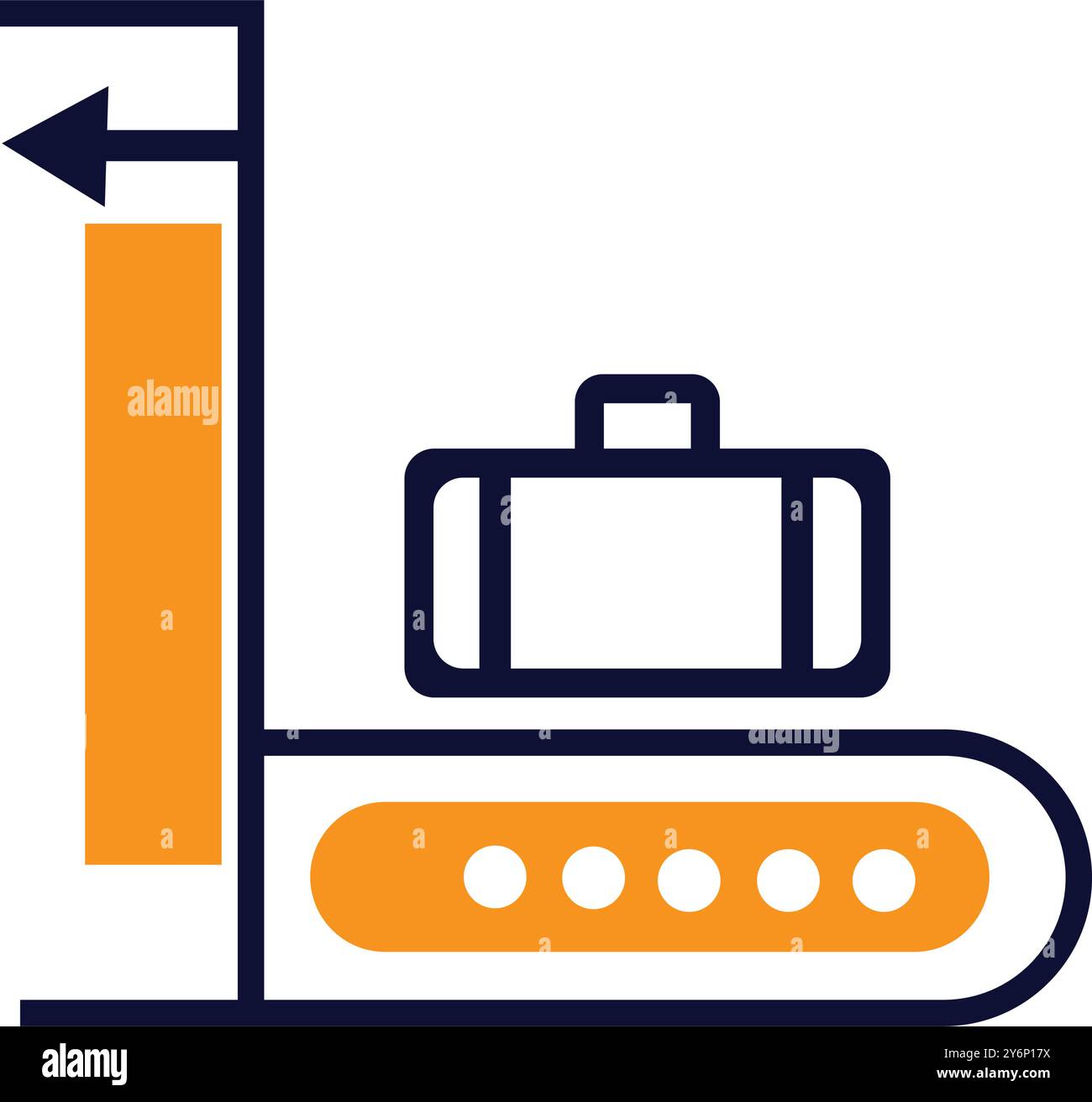 scanner, luggage, conveyor, luggage scanner conveyor icon Stock Vector ...