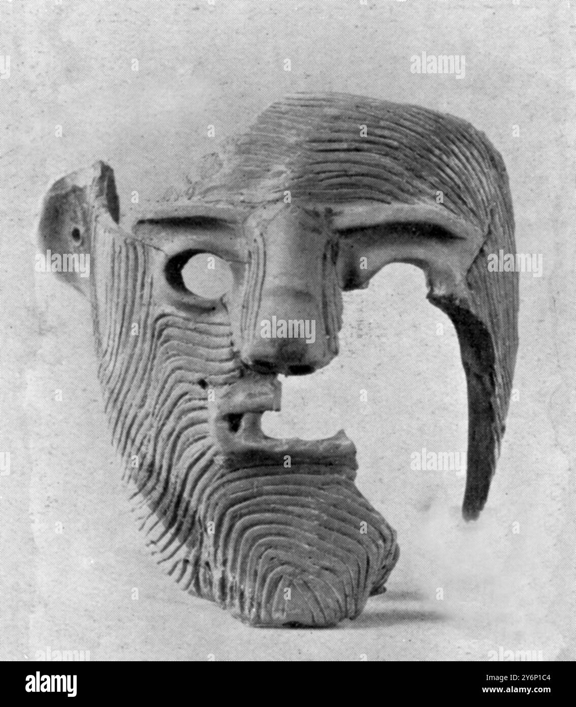 terracotta votive masks worn by priests in the orgiastic dances in ...