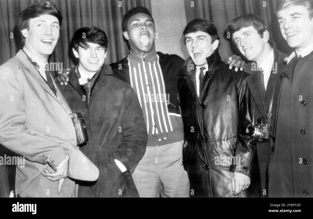 Cassius Clay World's New Heavyweight Champion with Dave Clark Five at ...