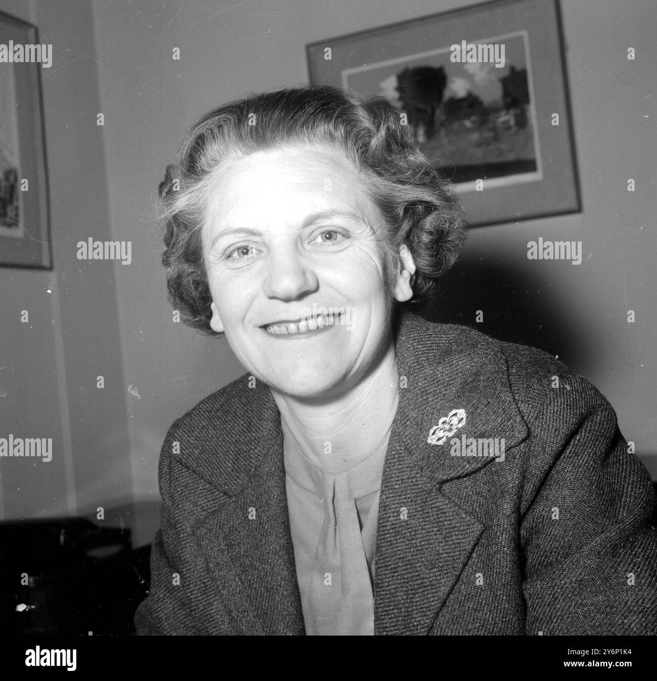 Seen at the Home Office in London Miss Mervyn Pike 5 March 1963 Stock ...