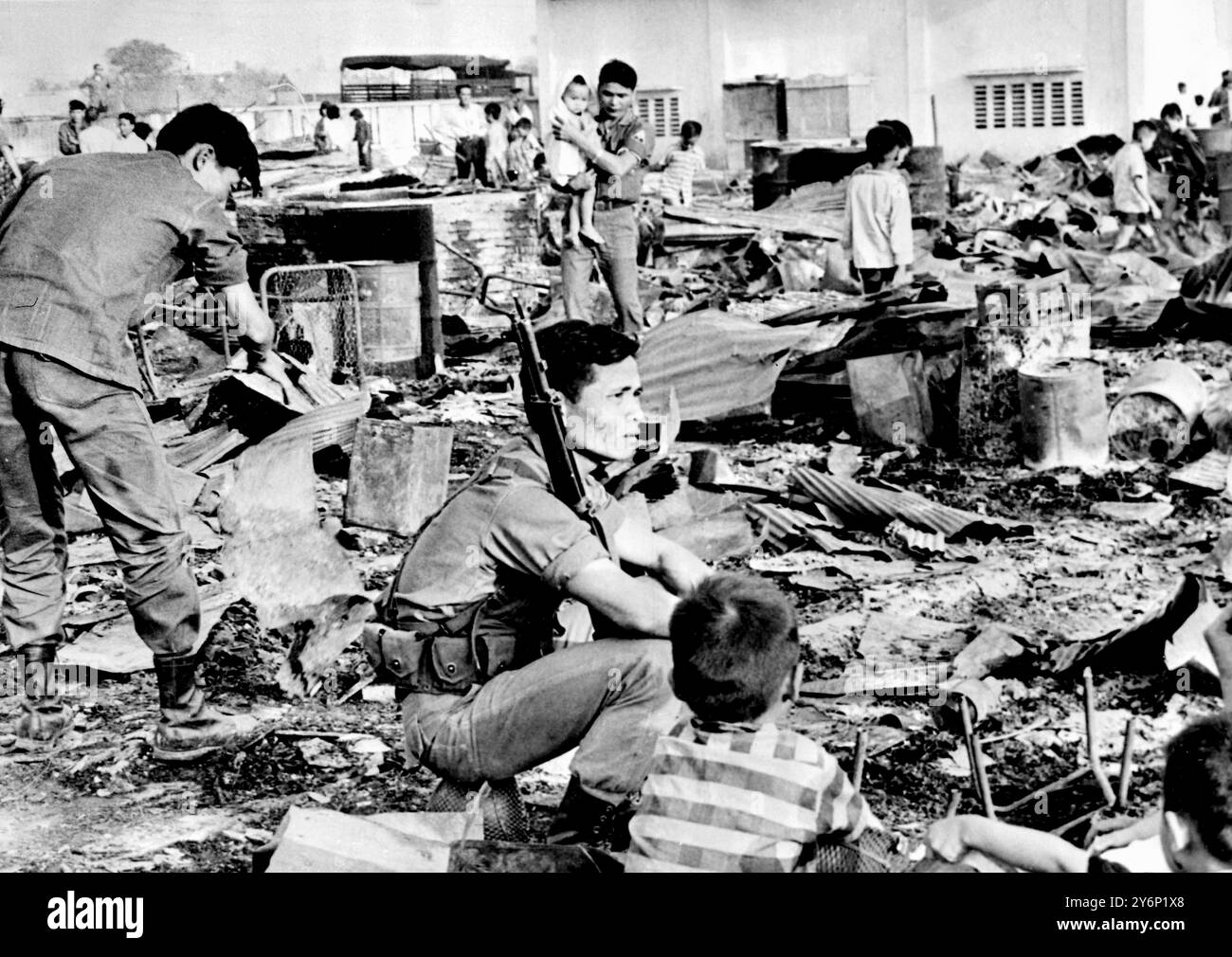 29 Feb. 1968: Saigon, South Vietnam. A dejected South Vietnamese ...