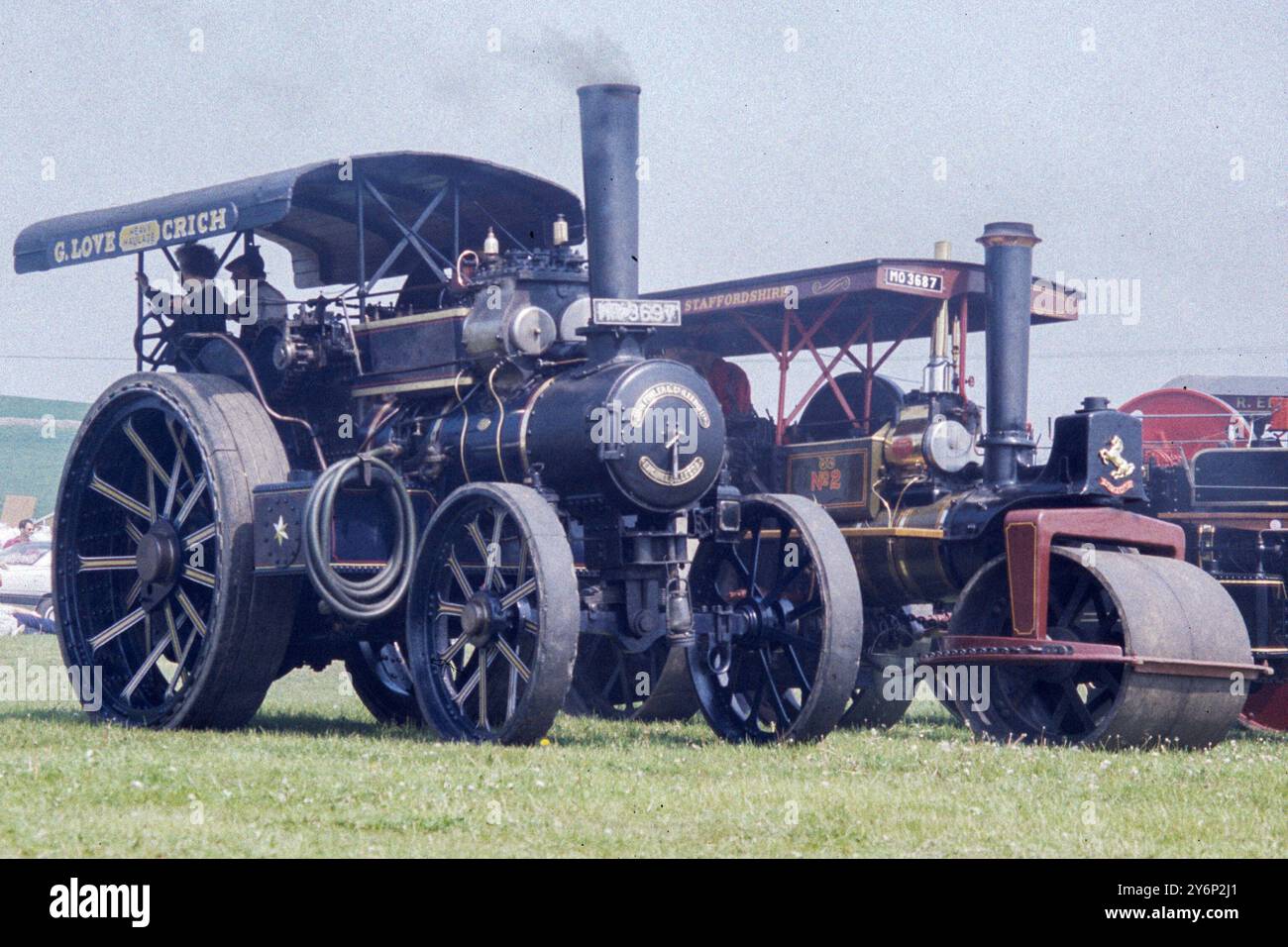 A steam rally held near Ashbourne, Derbyshire, in 1992 Stock Photo - Alamy