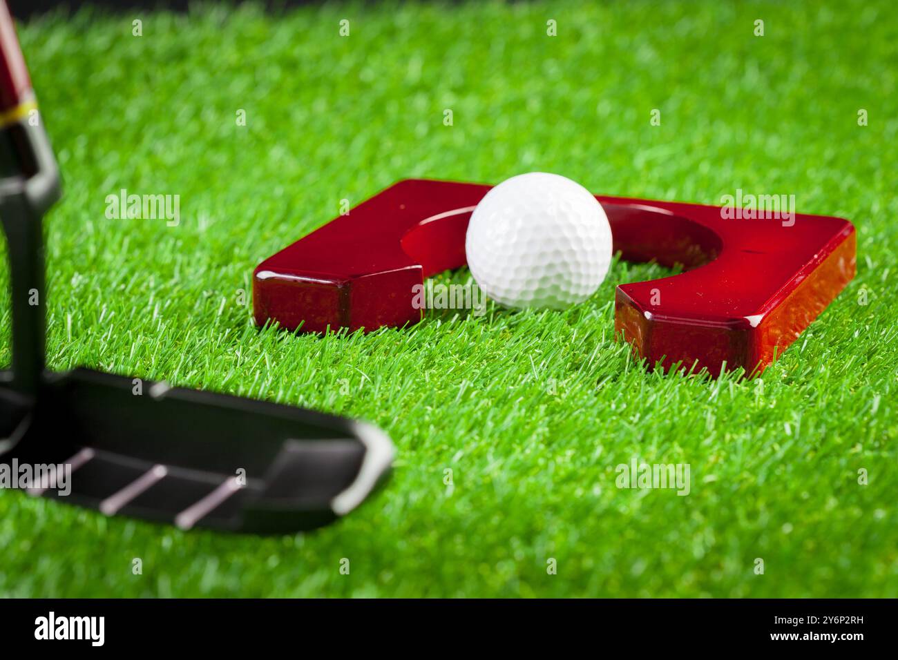 Mini golf equipment Stock Photo - Alamy
