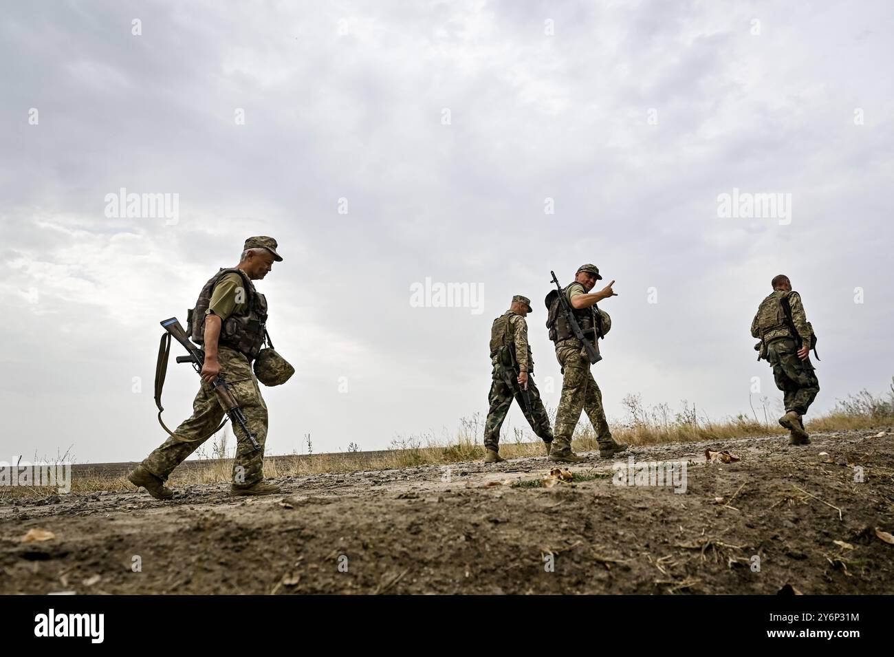 UKRAINE - SEPTEMBER 12, 2024 - Servicemen of the 65th Separate ...