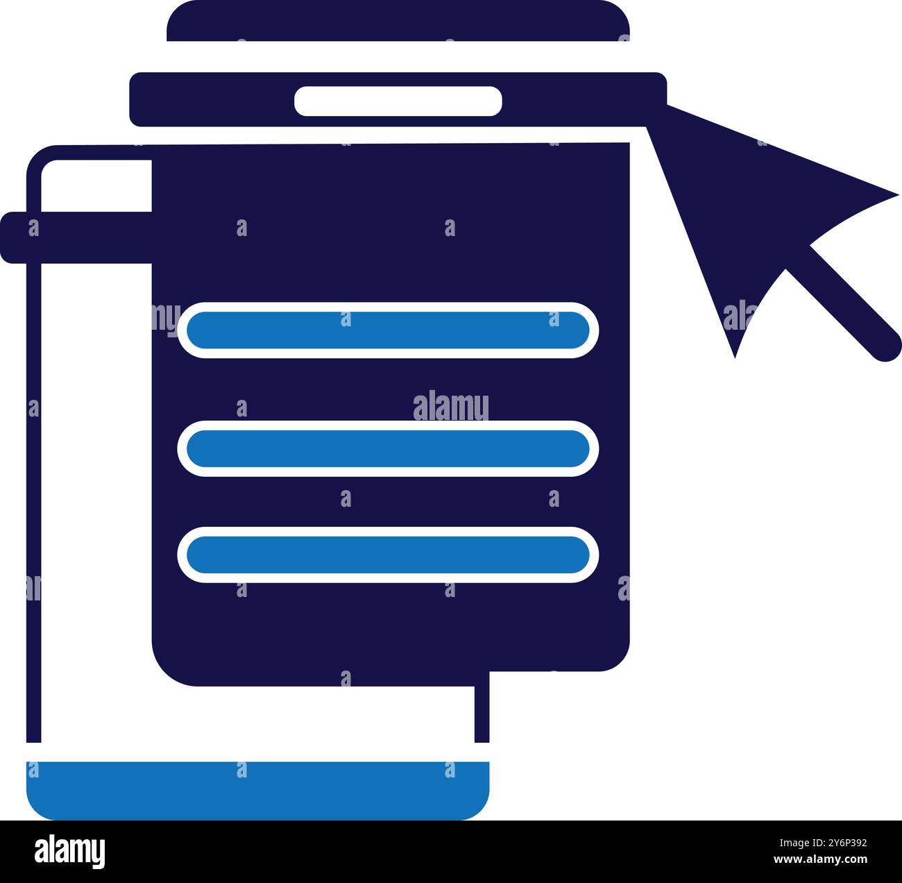Web Menu Click Menu Nav Bar Menu Scrolling Icon Stock Vector Image And Art Alamy