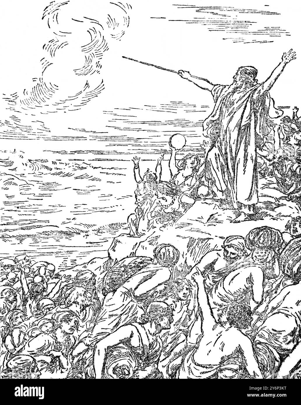 Moses Exodus Drawing