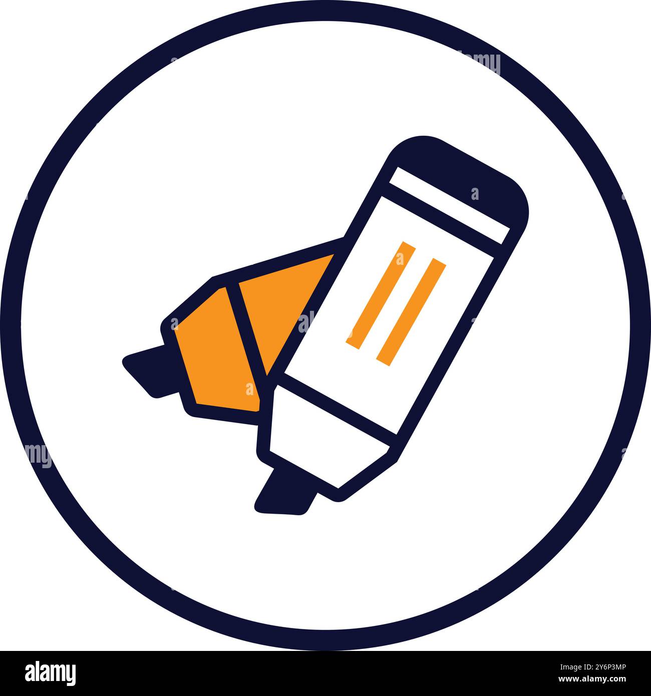 pen, marker, highlighter, underline pen, marker highlighter icon Stock ...