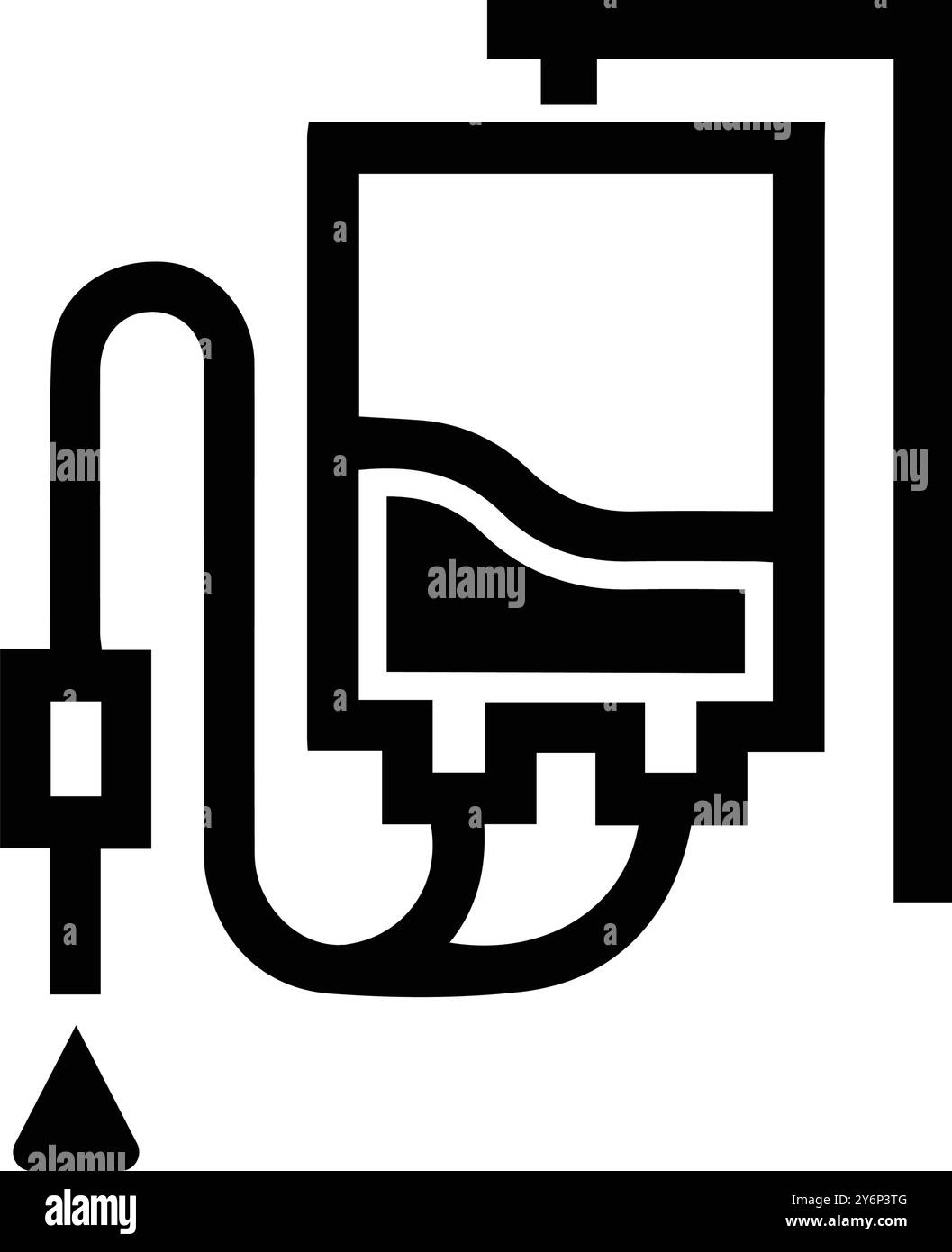 saline, blood, drop, medical drop, medical drop counter icon Stock ...