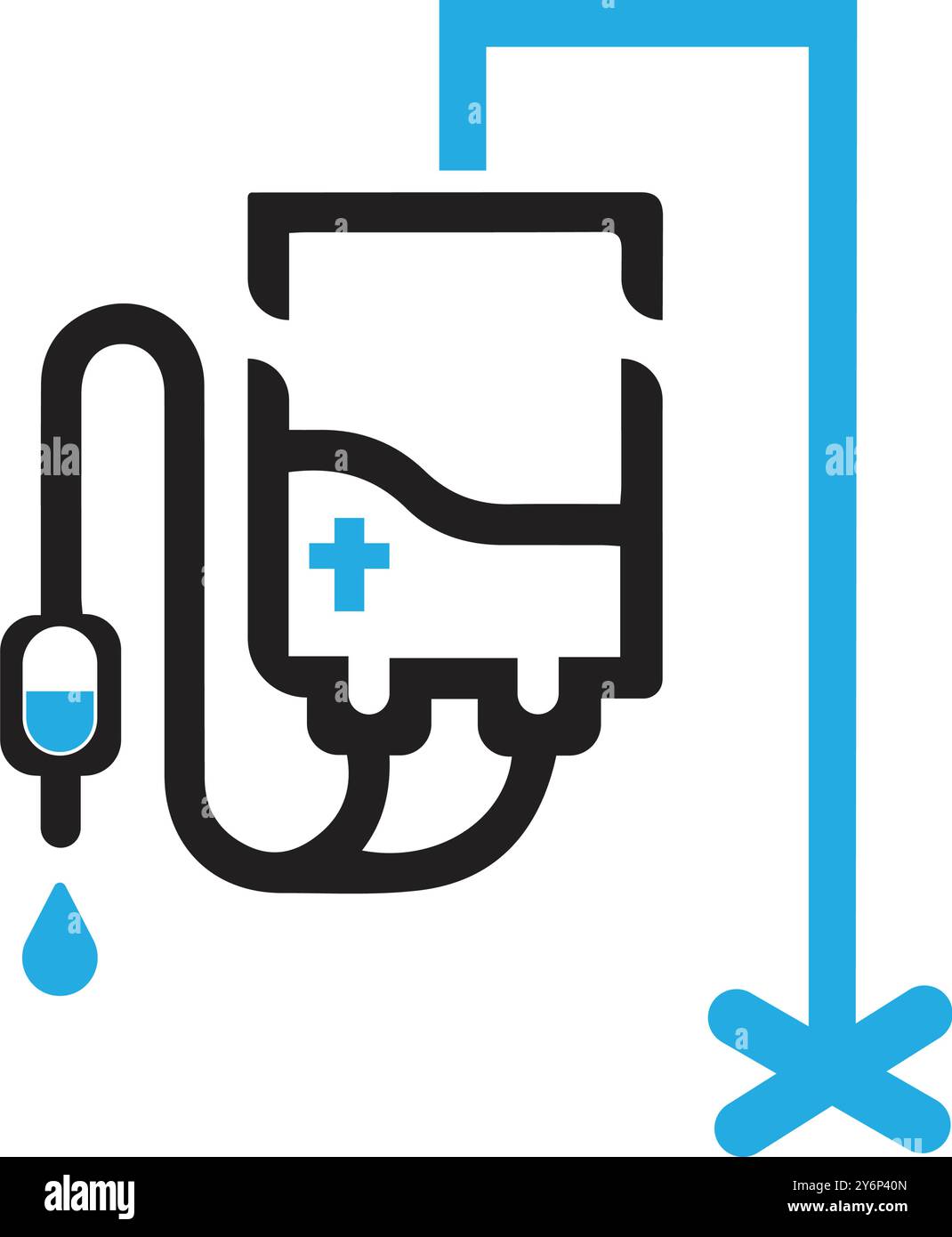 saline, blood, drop, medical drop, medical drop counter icon Stock ...