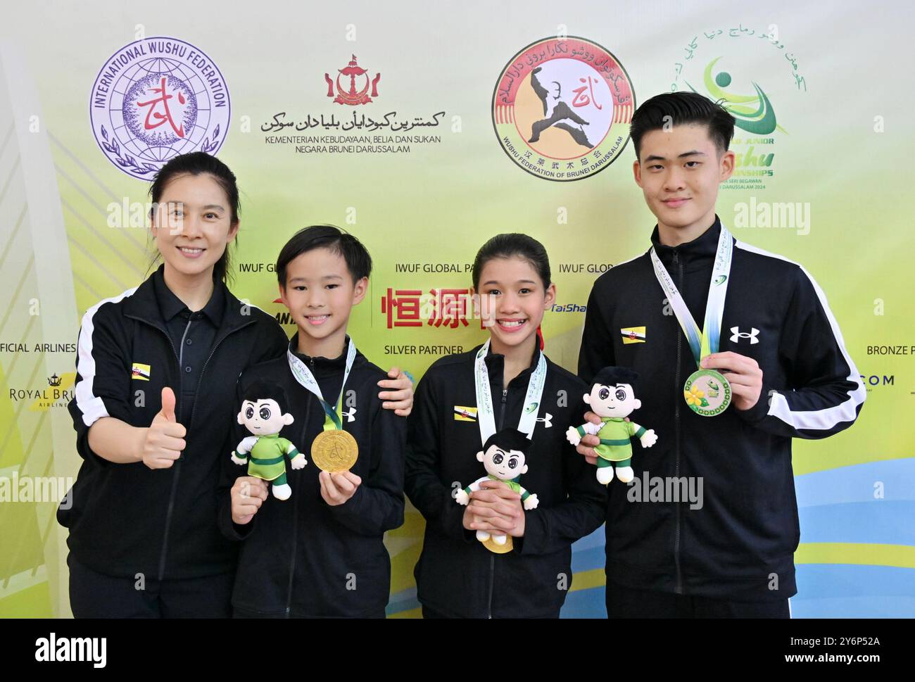 Bandar Seri Begawan, Brunei. 26th Sep, 2024. Medalists Chu Ching Hwa ...