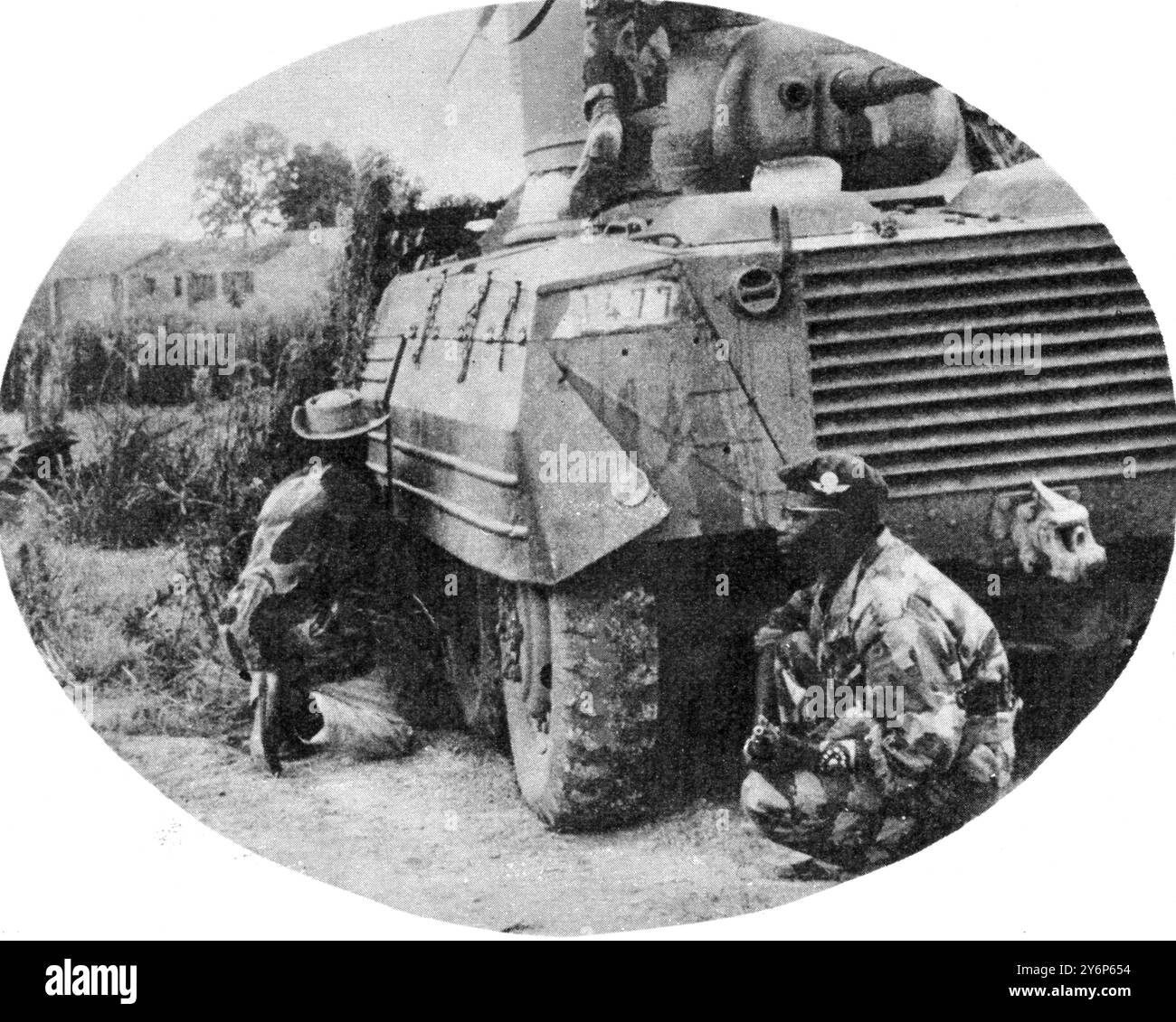 Scenes of fighting recently between United Nations and Katangan troops ...