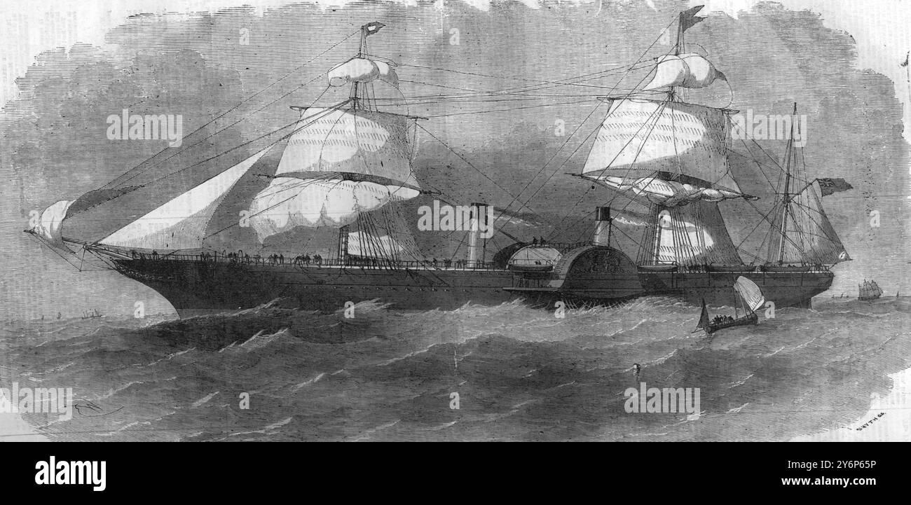 The Royal British and North American mail packet company's new steam ...