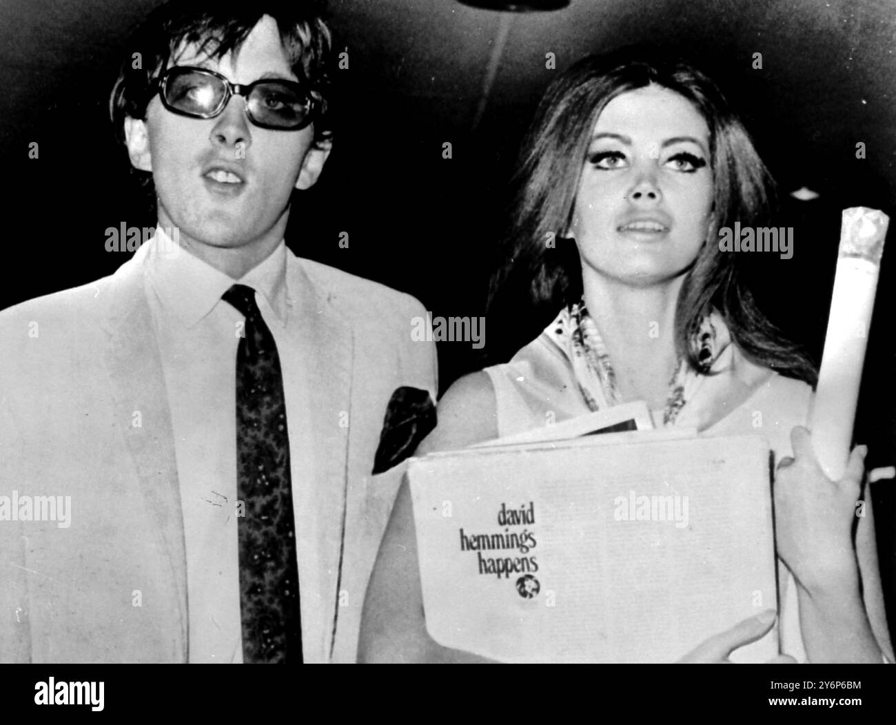 British actor David Hemmings with his wife Gayle Hunnicutt 5 October ...