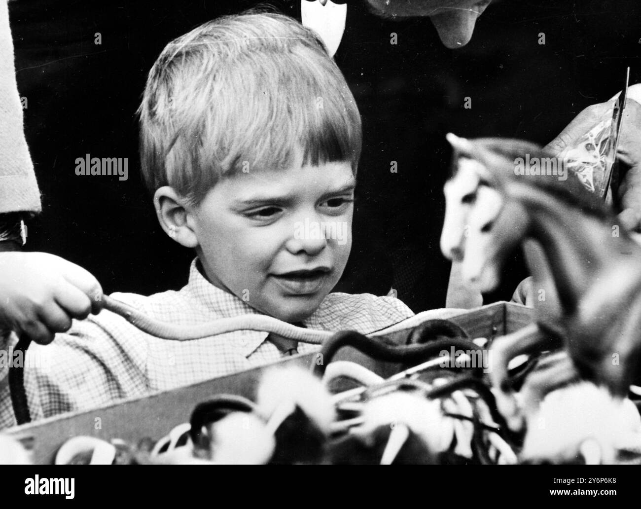 London:4 year old son Mark of Earl and Countess Harewood (former ...