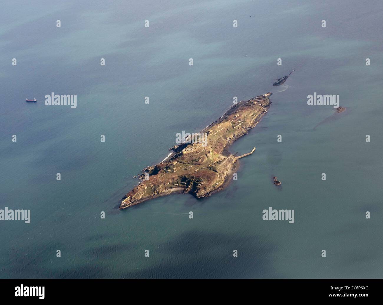 Inchkeith island aerial hi-res stock photography and images - Alamy