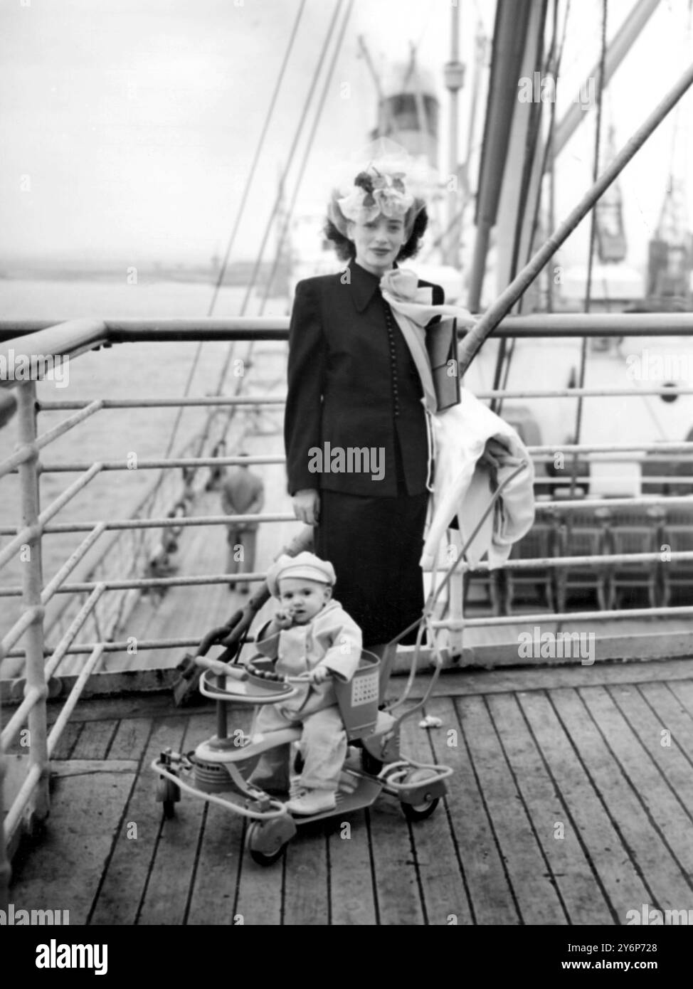 Ten-months-old Linda Ann Stein, of Brooklyn, New York, pictured with ...