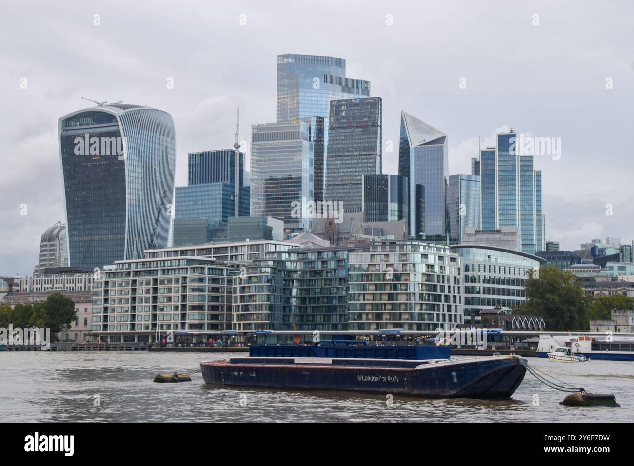 London, UK. 23rd September 2024. A view of the City of London skyline ...