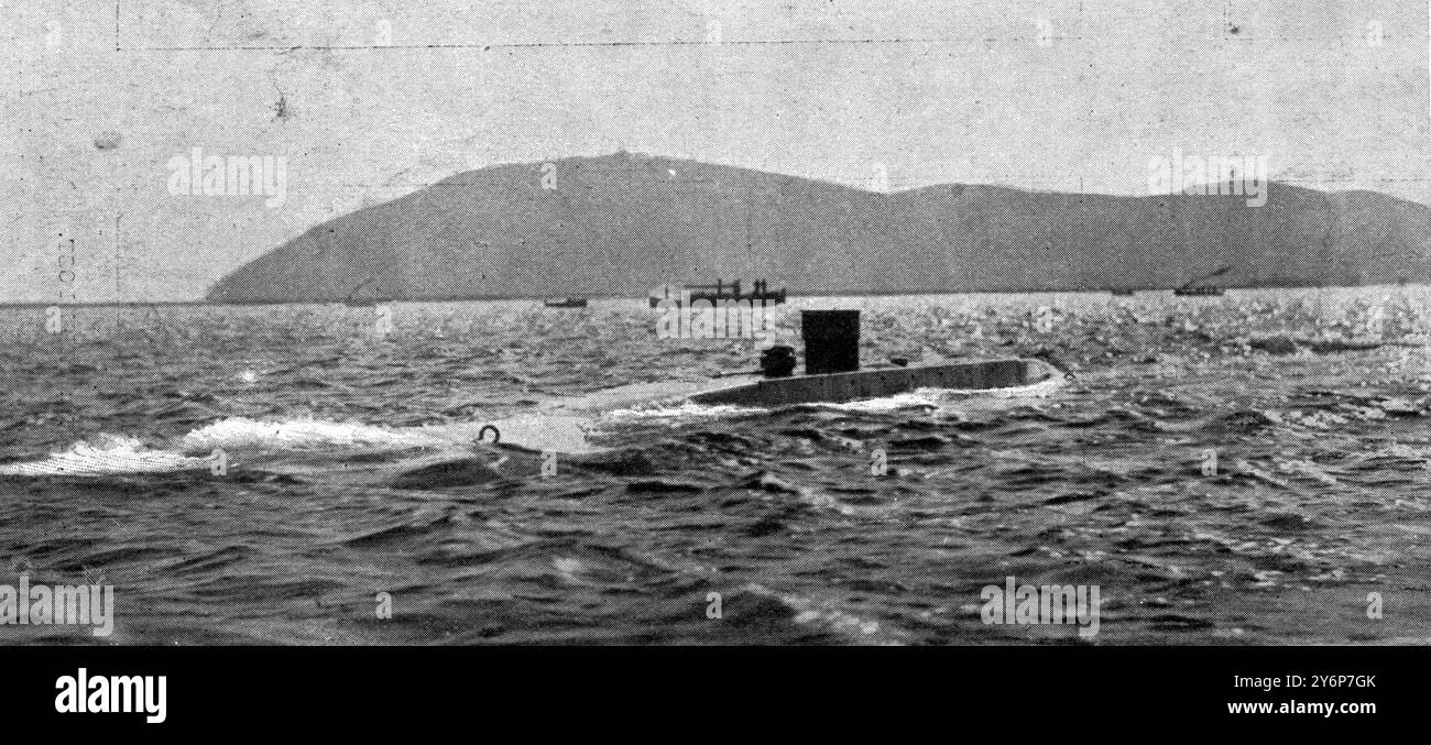 The new French submarine torpedo boat "Gustave Zede Stock Photo - Alamy
