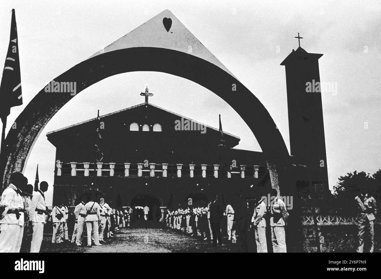Kinshasa Congo: The scene outside the Kimbanguist Church of "Temple of ...
