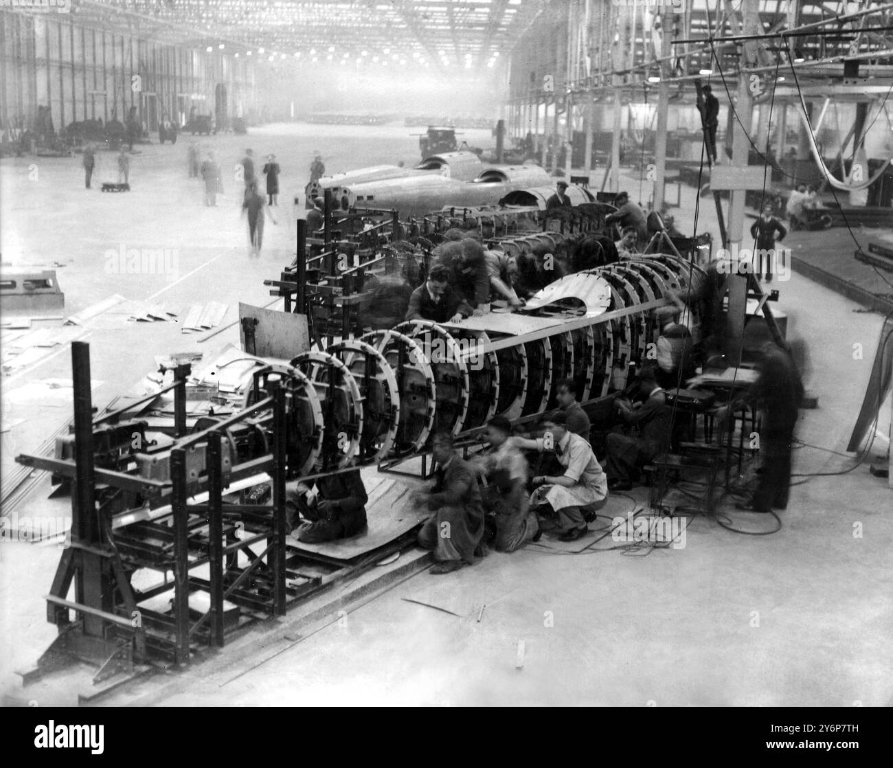 Shadow factories produce aero engines for RAF expansion. The assembly ...