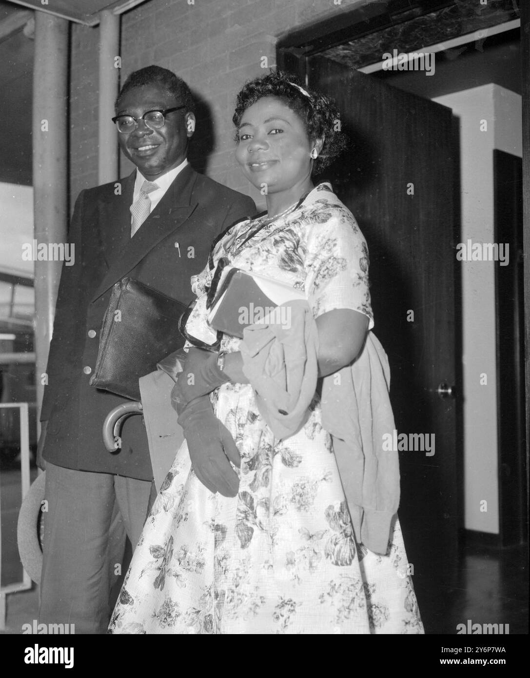 The Prime Minister of Southern Cameroon Dr Hon. E.M.L Endeley, stands ...