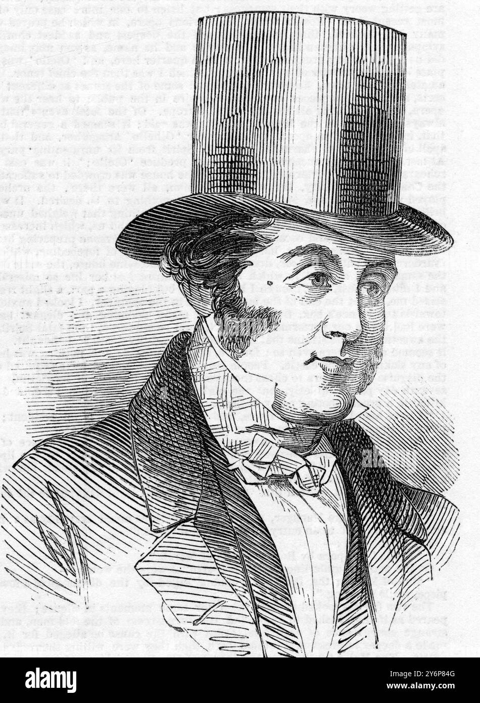 Mr G Hudson, MP. "The Railway King Stock Photo - Alamy