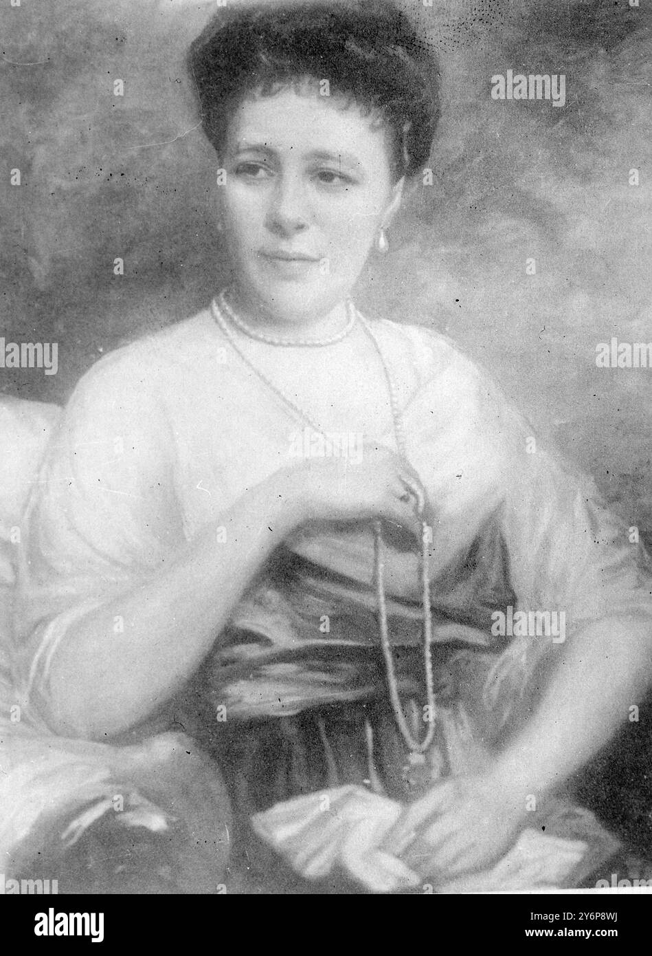 Countess Elienore Von Schlieffen. Arrested on a charge of plotting to ...