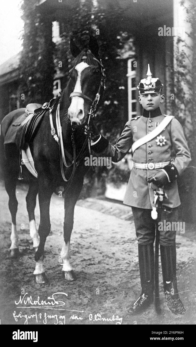 The Hereditary Grand Duke Nicholas hair to Grand Duchy of Oldenburg ...