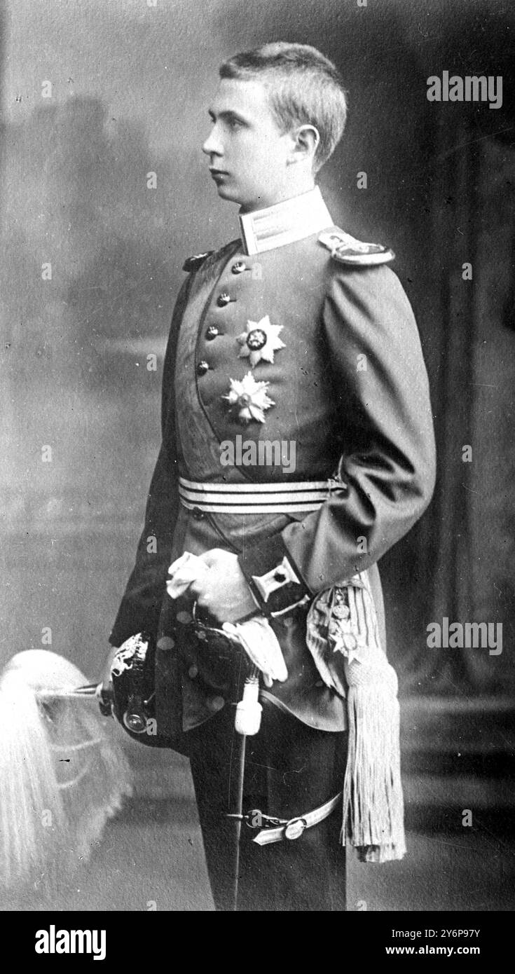 Duke Carl of Wurtemberg. 1914 Stock Photo - Alamy