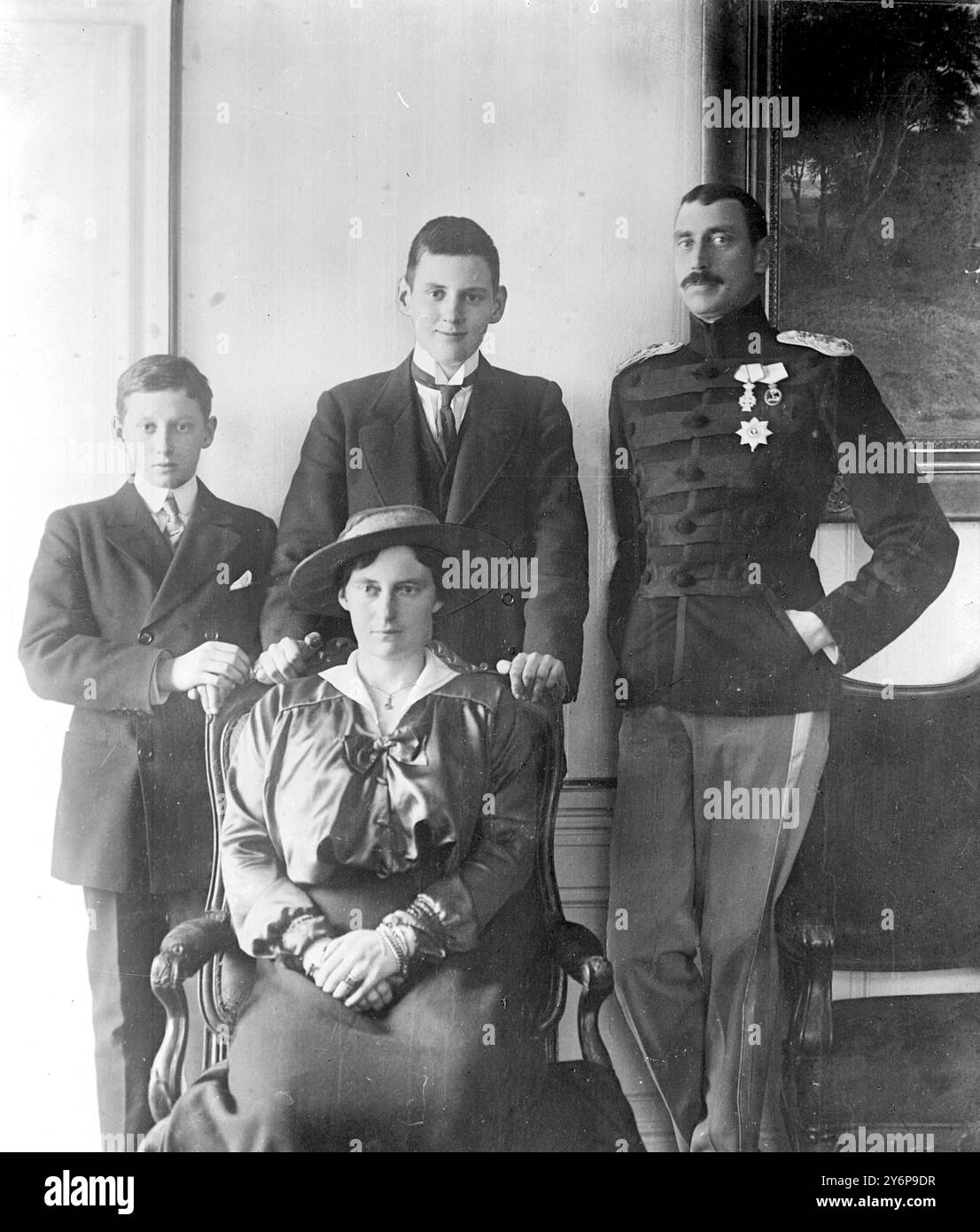 The Danish Royal Family , from left to right , HRH Prince Knud , Crown ...