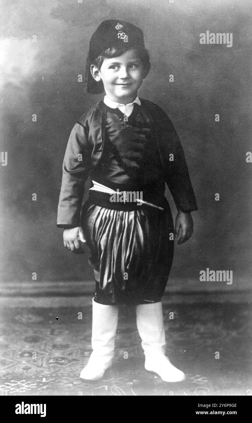 Prince Peter, Greece. 1914 Stock Photo - Alamy