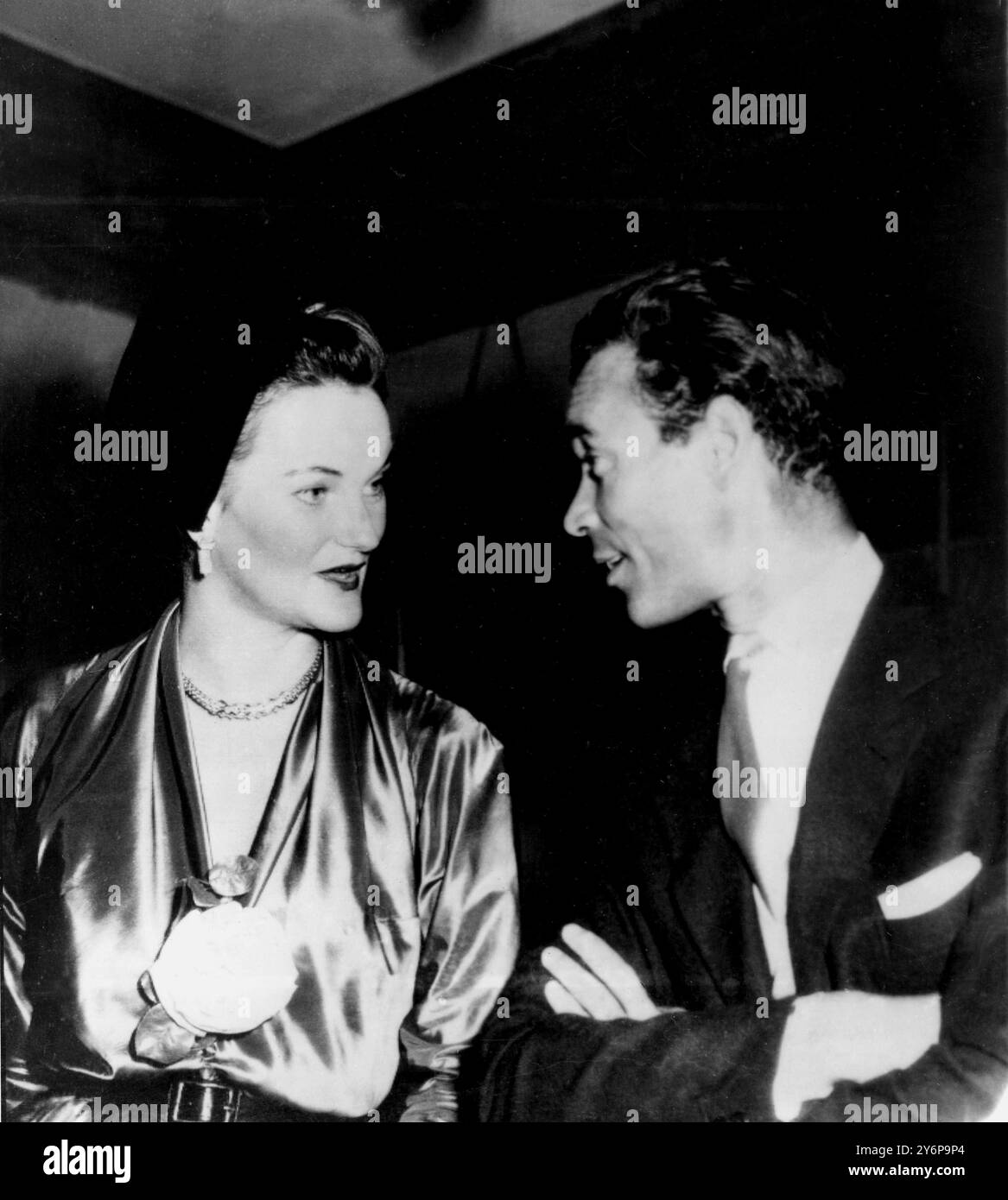 Miss Doris Duke, the world's richest woman, smiles at her husband ...