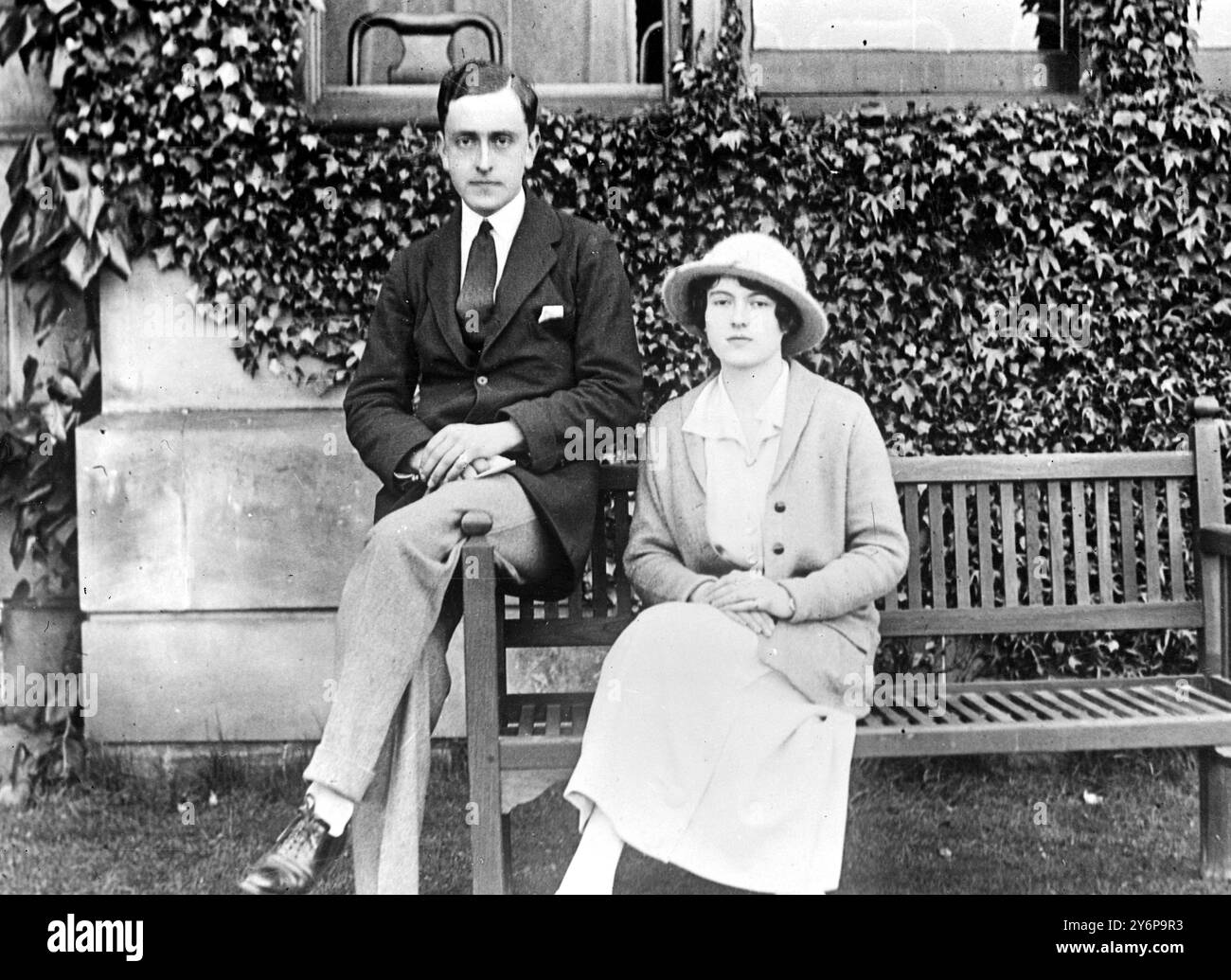 The Marquess of Milford Haven and his wife. H.S.H. George of Battenberg ...