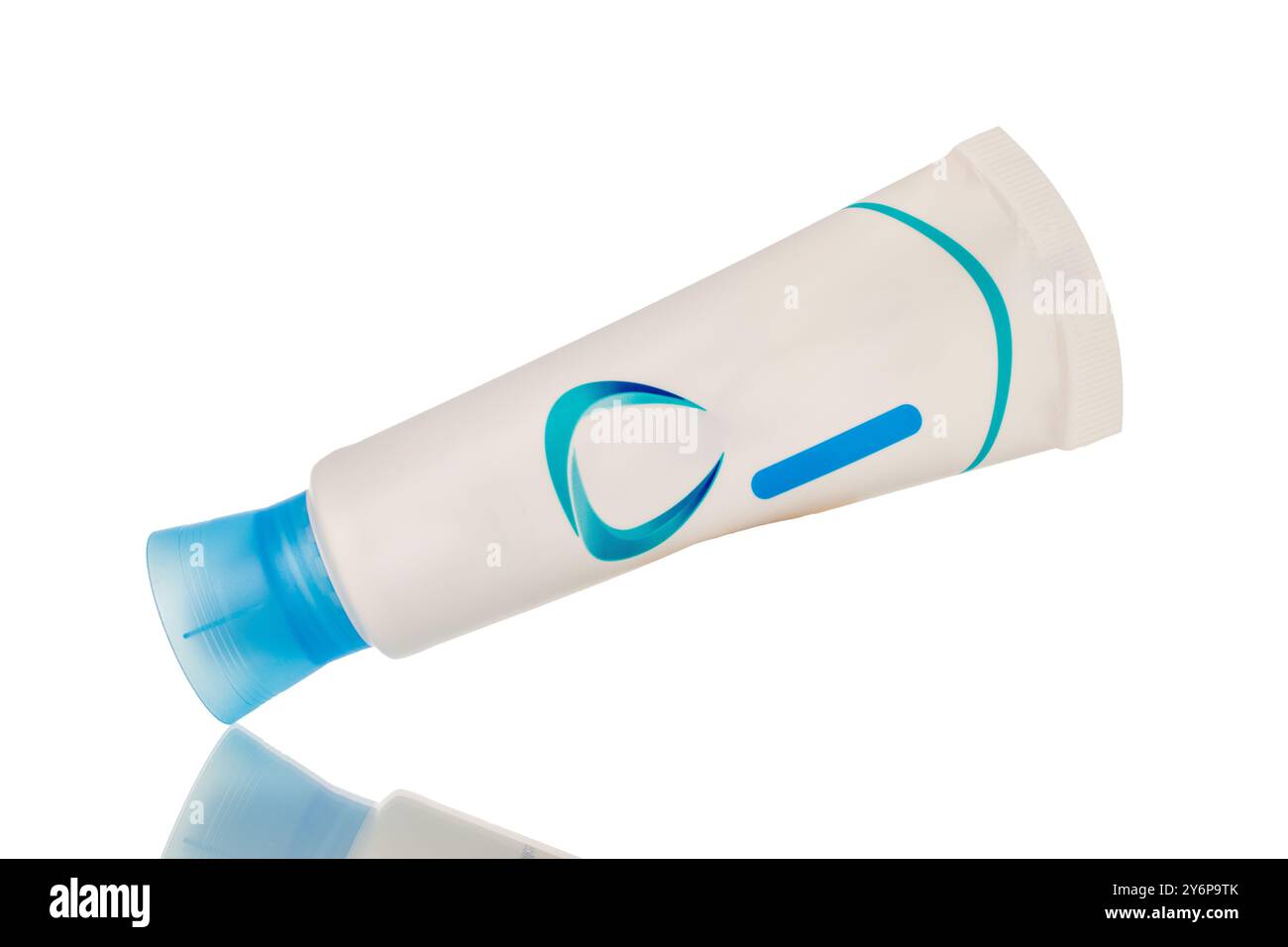 One tube of toothpaste, macro, isolated on white background Stock Photo ...