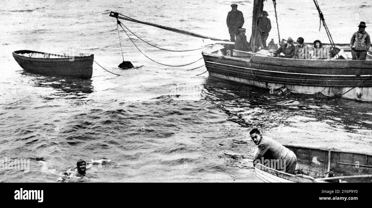 Miss Mercedes Gleitze , a London typist making her plucky attempt to ...